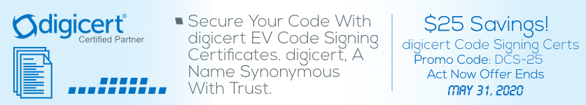 Digicert EV Code Signing Certificates - Certs 4 Less