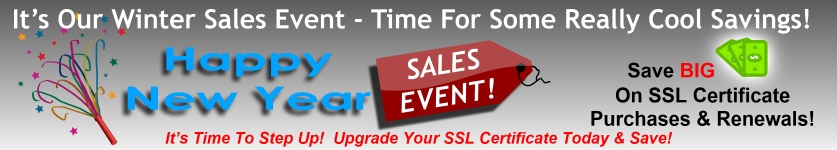 Certs 4 Less Winter Special SSL Certificates Promotion